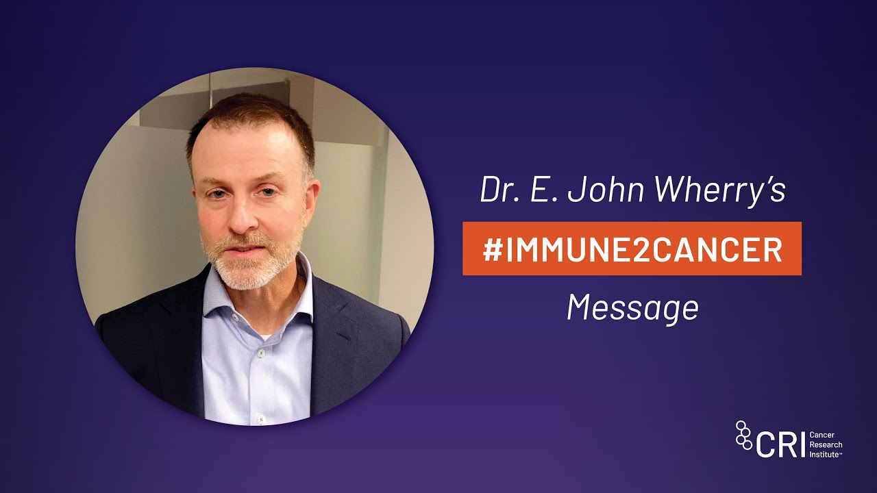 Cancer Immunotherapy Month Dr E John Wherry S Immune2cancer Day