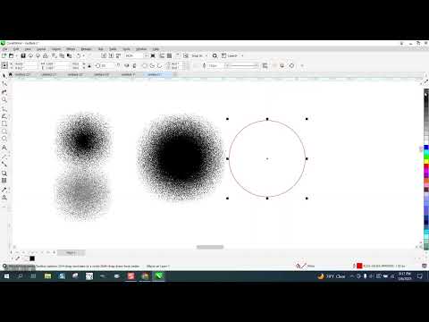Corel Draw Tips Tricks Scatter Effect Youtube