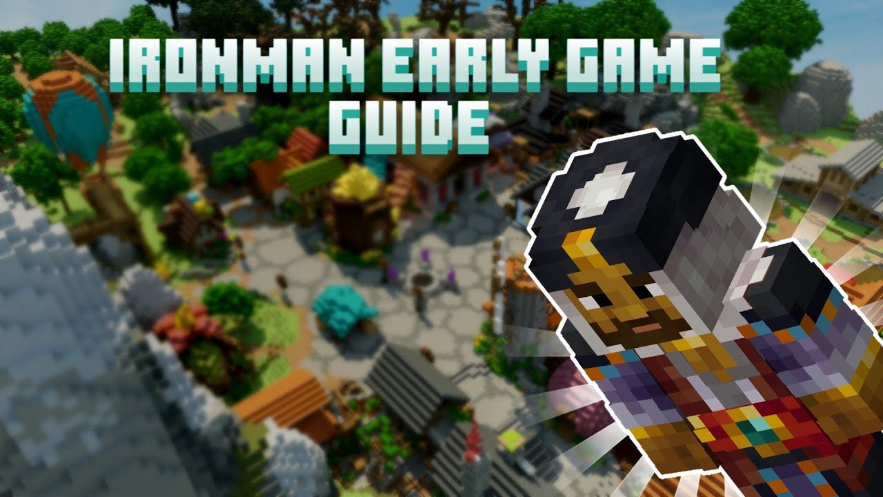 Ironman Early Game Guide Hypixel Skyblock Youtube