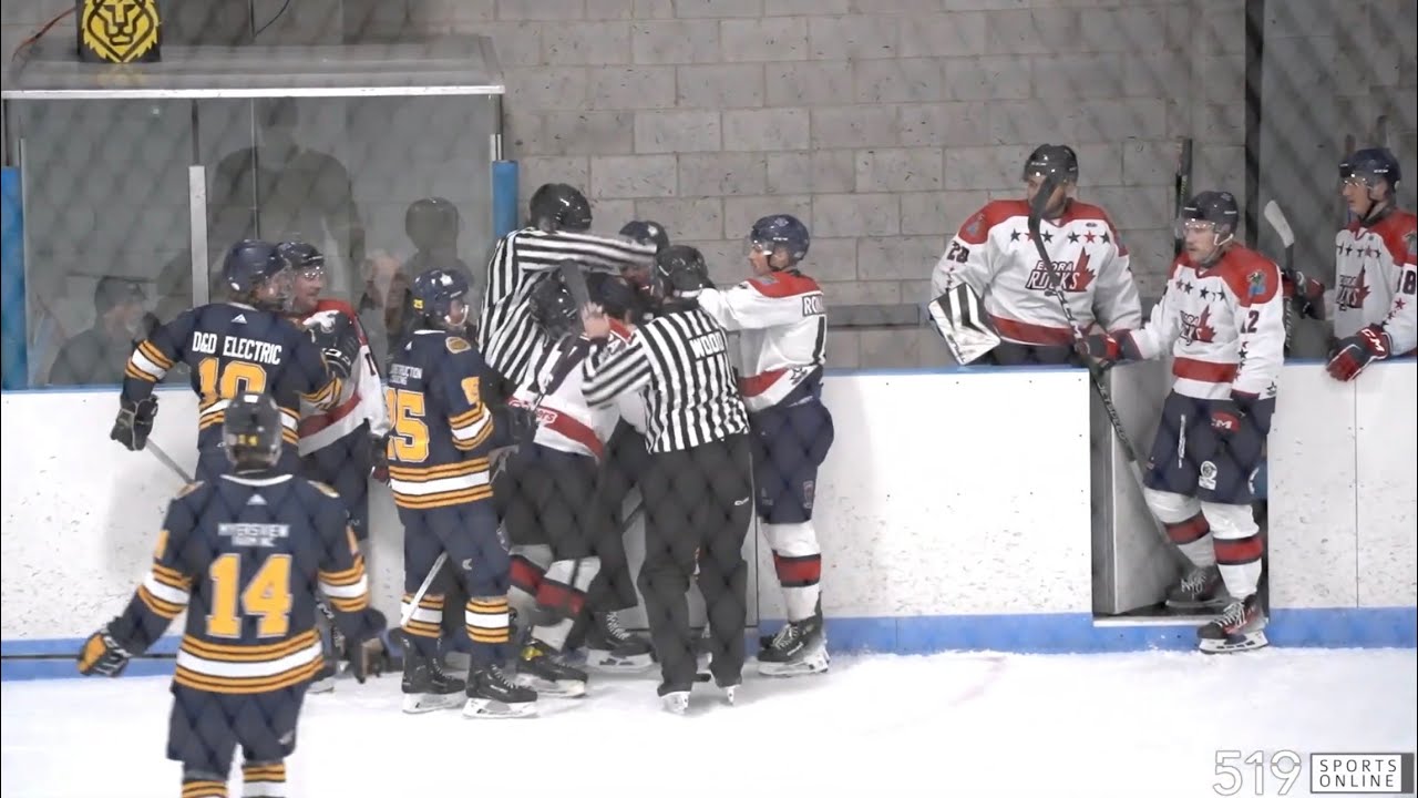 Oehl Hockey Elora Rocks Vs Tavistock Royals Youtube