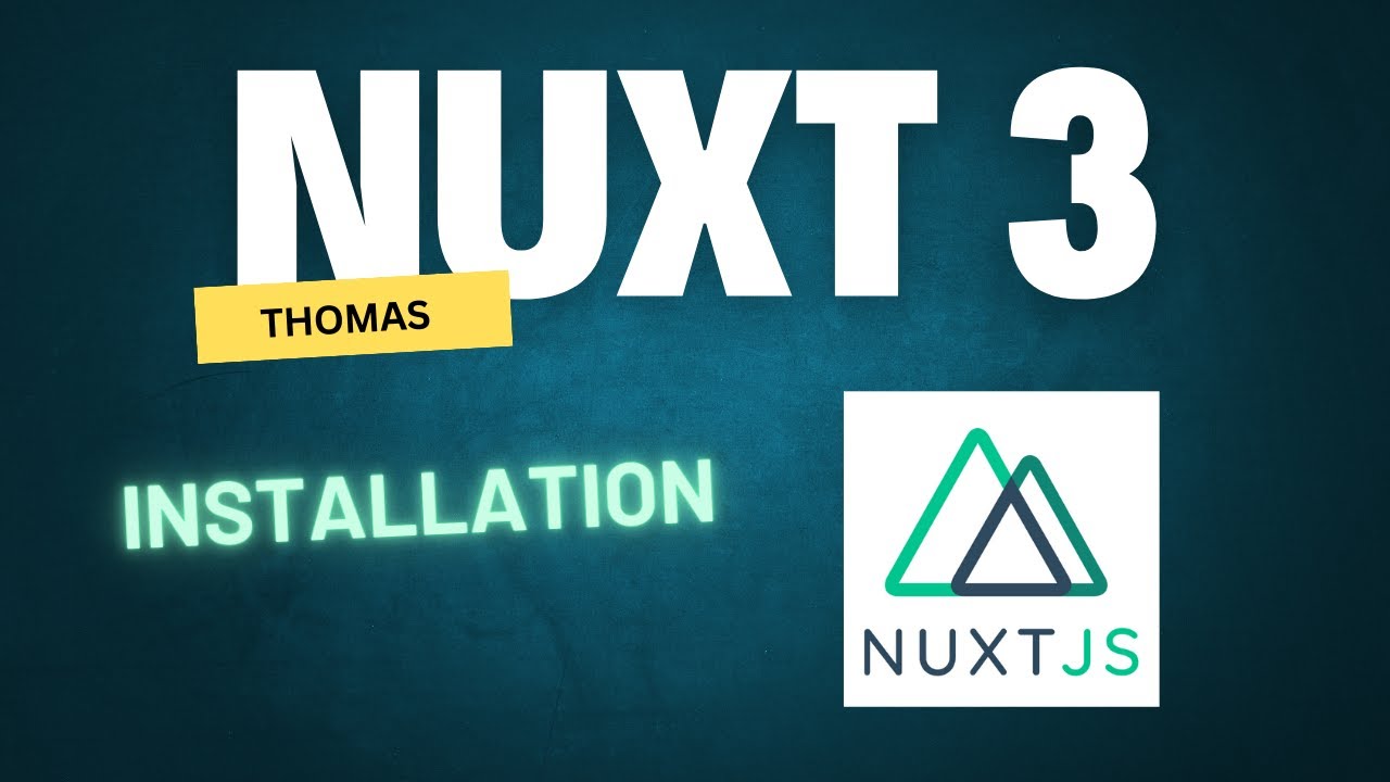Nuxt 3 Installation Youtube