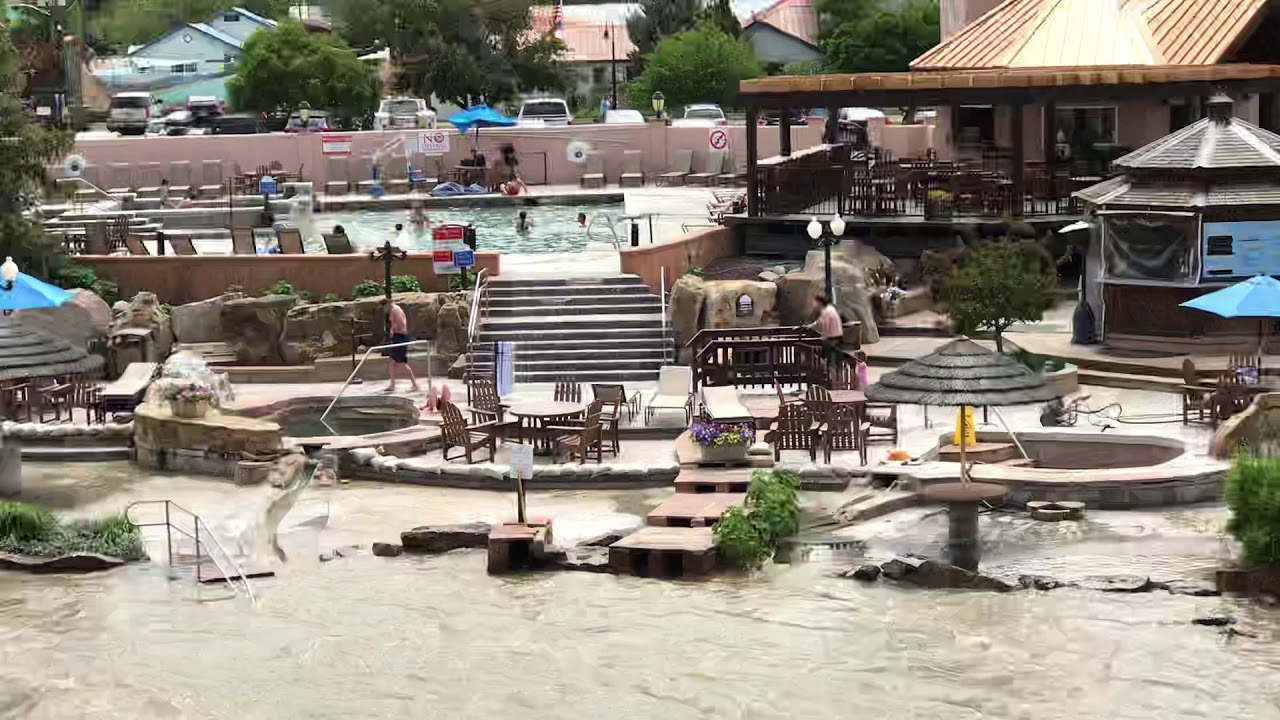 San Juan River Flooding Pagosa Springs Resort And Spa Youtube
