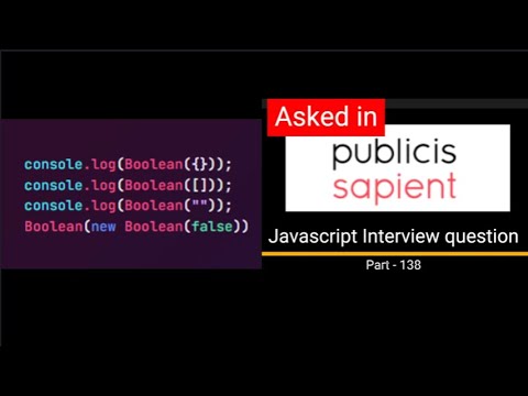 Javascript Output Based Interview Question Part 138