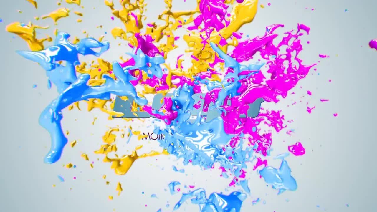 Paint Splash Logo After Effects Templates Youtube