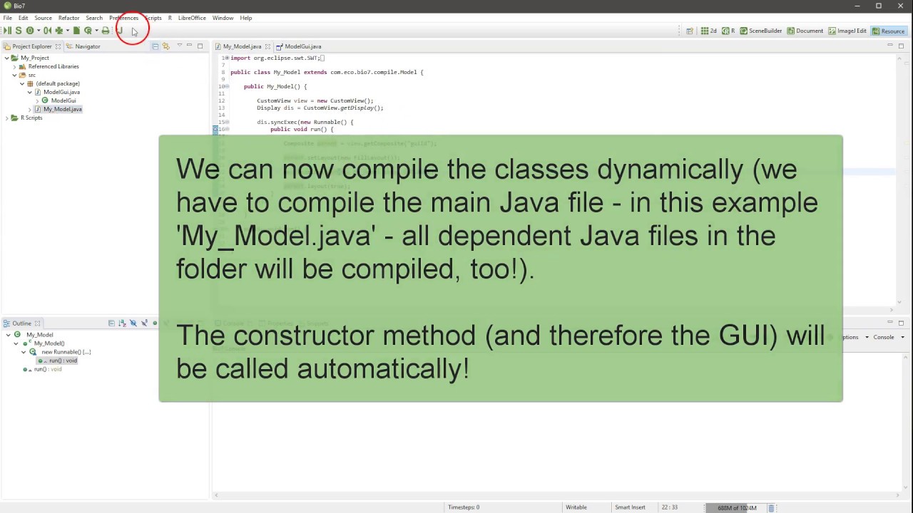 Extend Bio7 Scriptmenus With Java Youtube