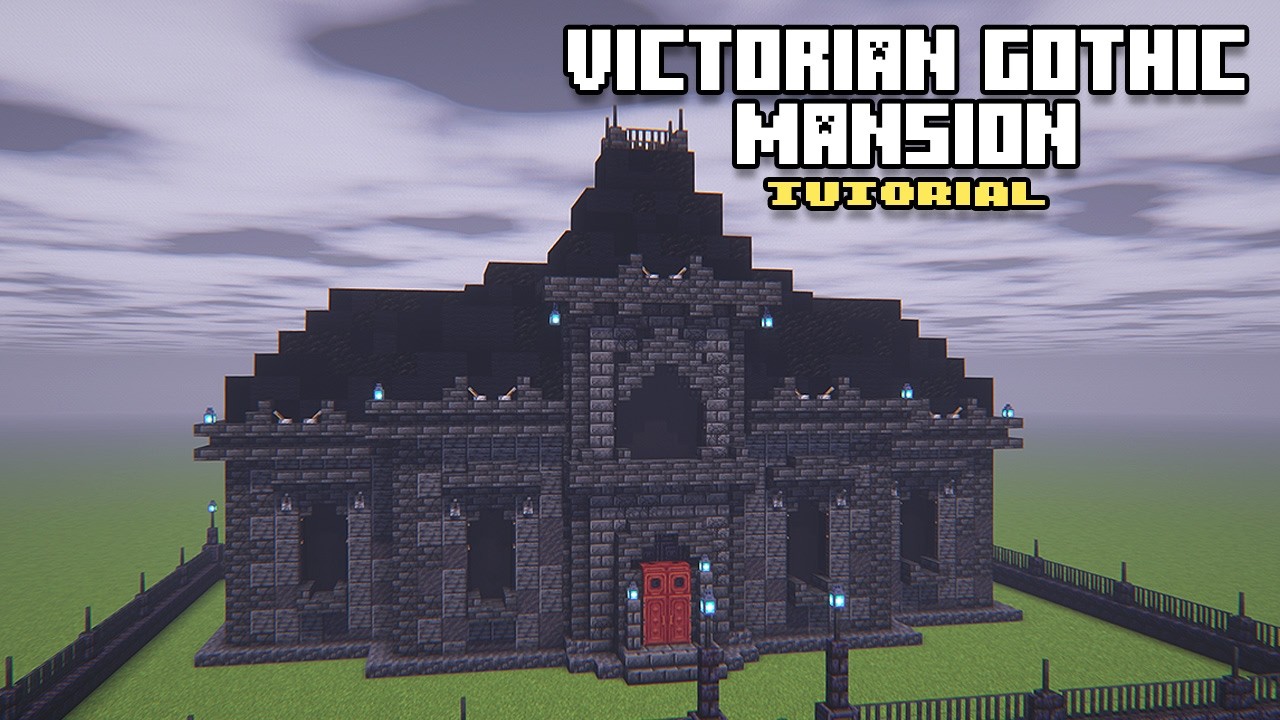 Victorian Gothic Mansion Tutorial Minecraft 1 21 Youtube