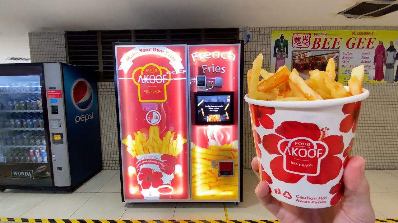 French Fries Vending Machine Youtube