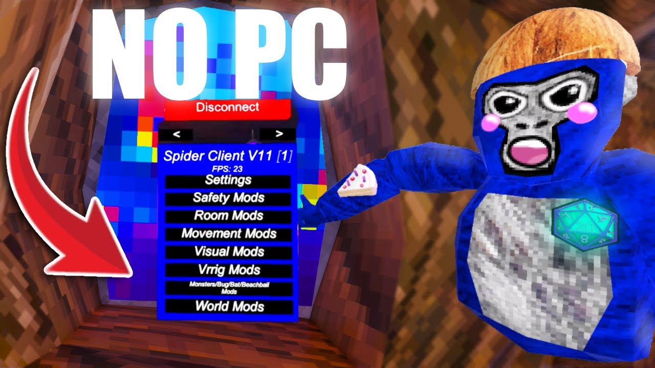 How To Get Gorilla Tag Mods On The Quest Only Best Method 2025 Youtube