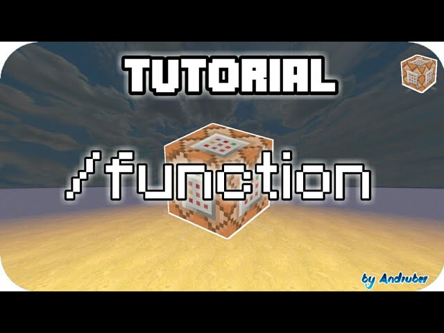 Tutorial Comando Function Minecraft 1 8 0 10 Beta Bedrock