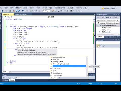 Visual Basic Net Tutorial If Then Else Statement Youtube