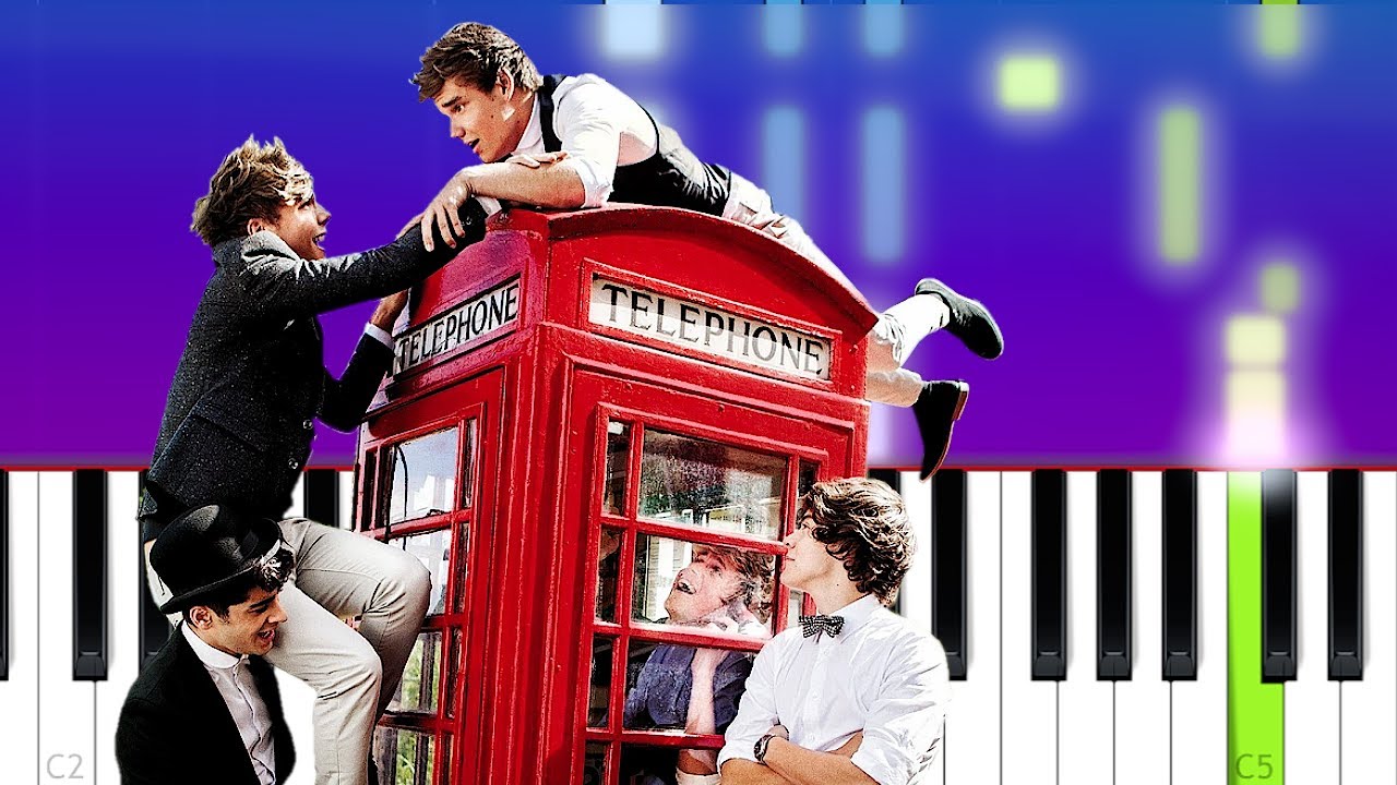 One Direction One Thing Piano Tutorial Youtube Music