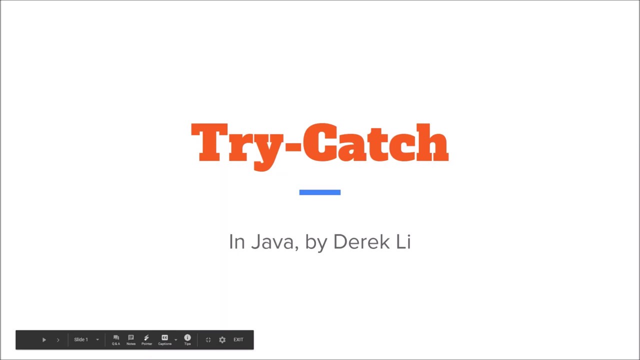 Beginner S Java Tutorial 6 Try Catch Youtube