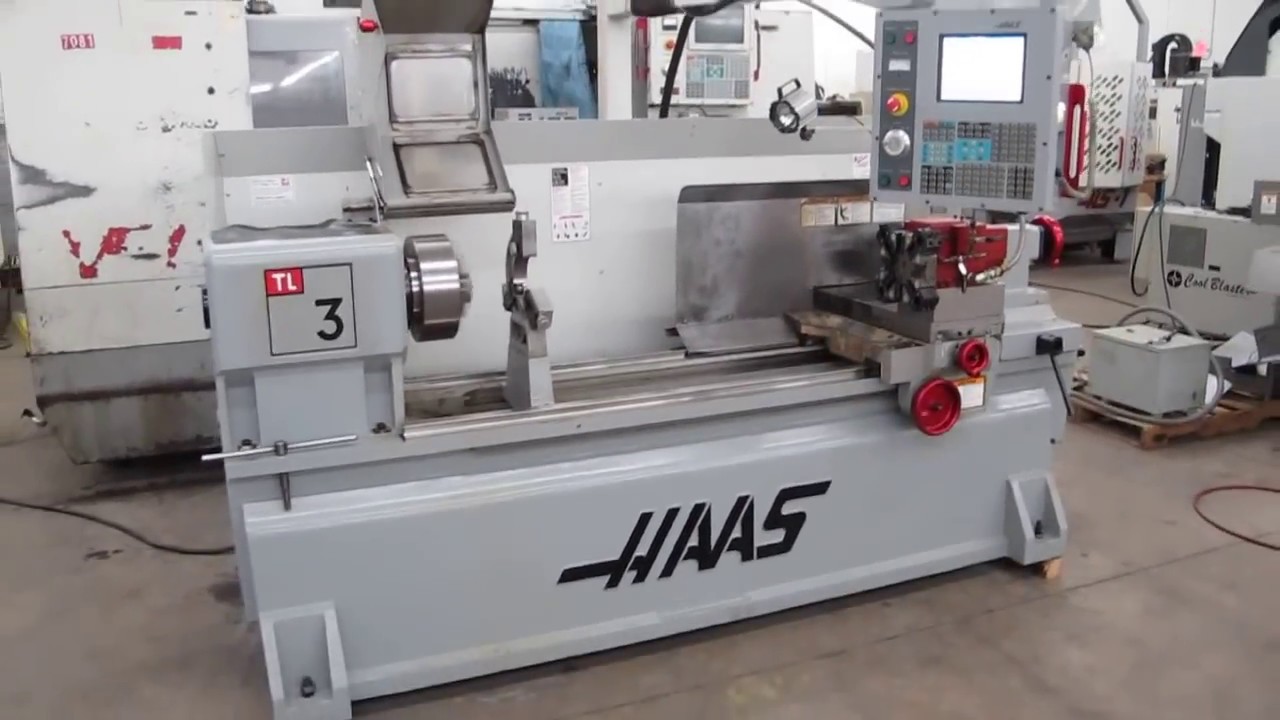 Haas Tl 3 Cnc Toolroom Lathe With 8 Station Vdi Programmable Tool