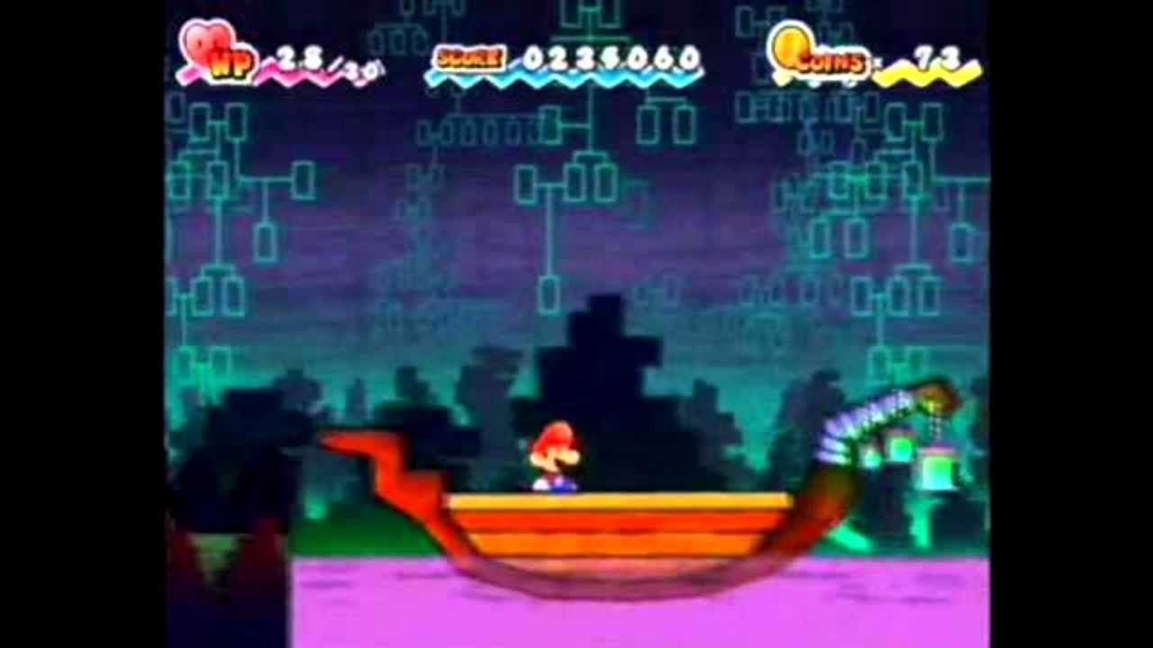 Super Paper Mario River Twygz Bed Reversed Youtube