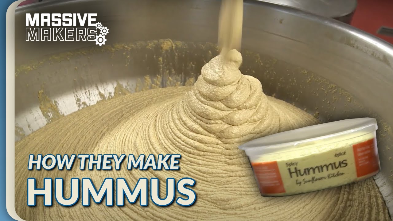 Hummus Production Secrets Food Factory Youtube