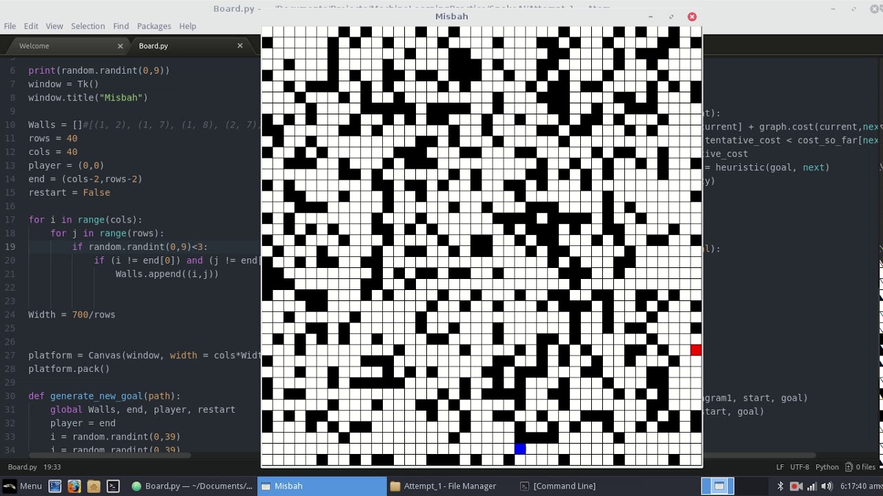 A Path Finding Infinite Python Youtube