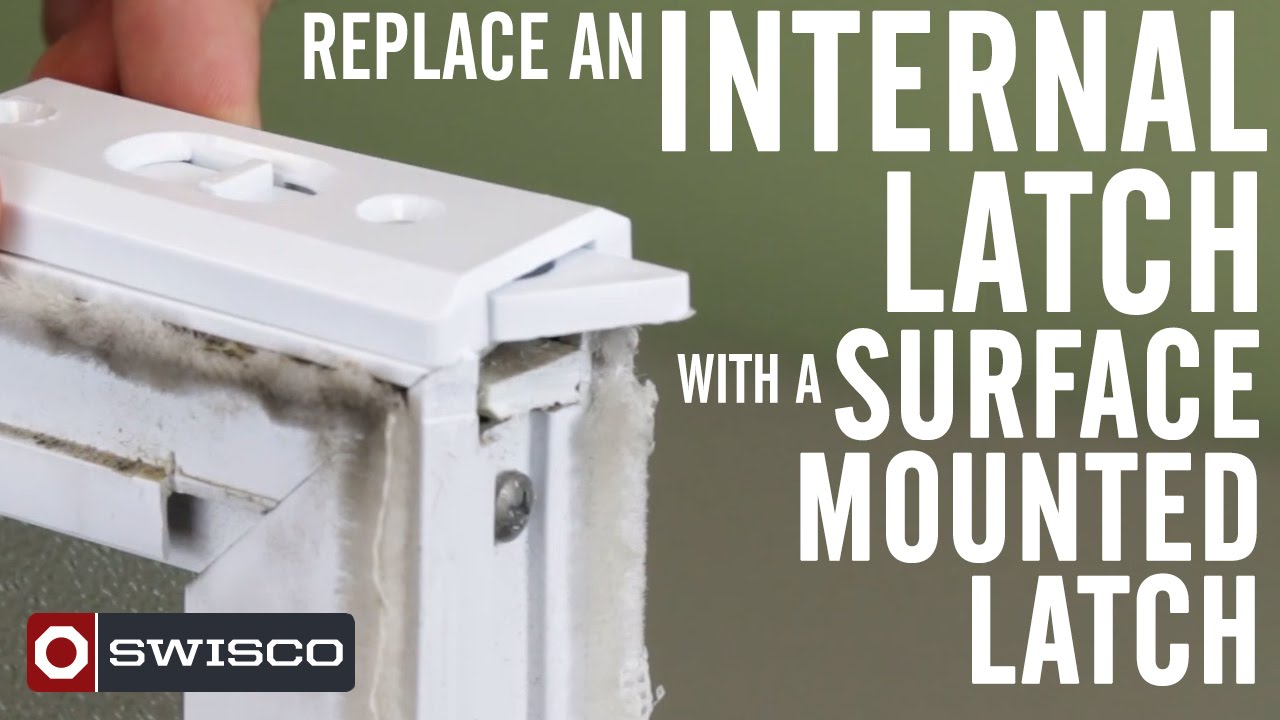 Replace An Internal Latch With A Surface Mounted Latch 1080p Youtube