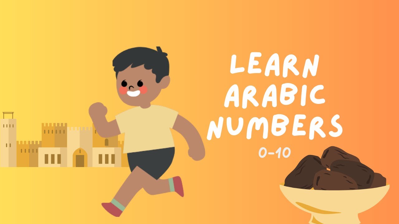 Learn Arabic Numbers 0 10 Youtube