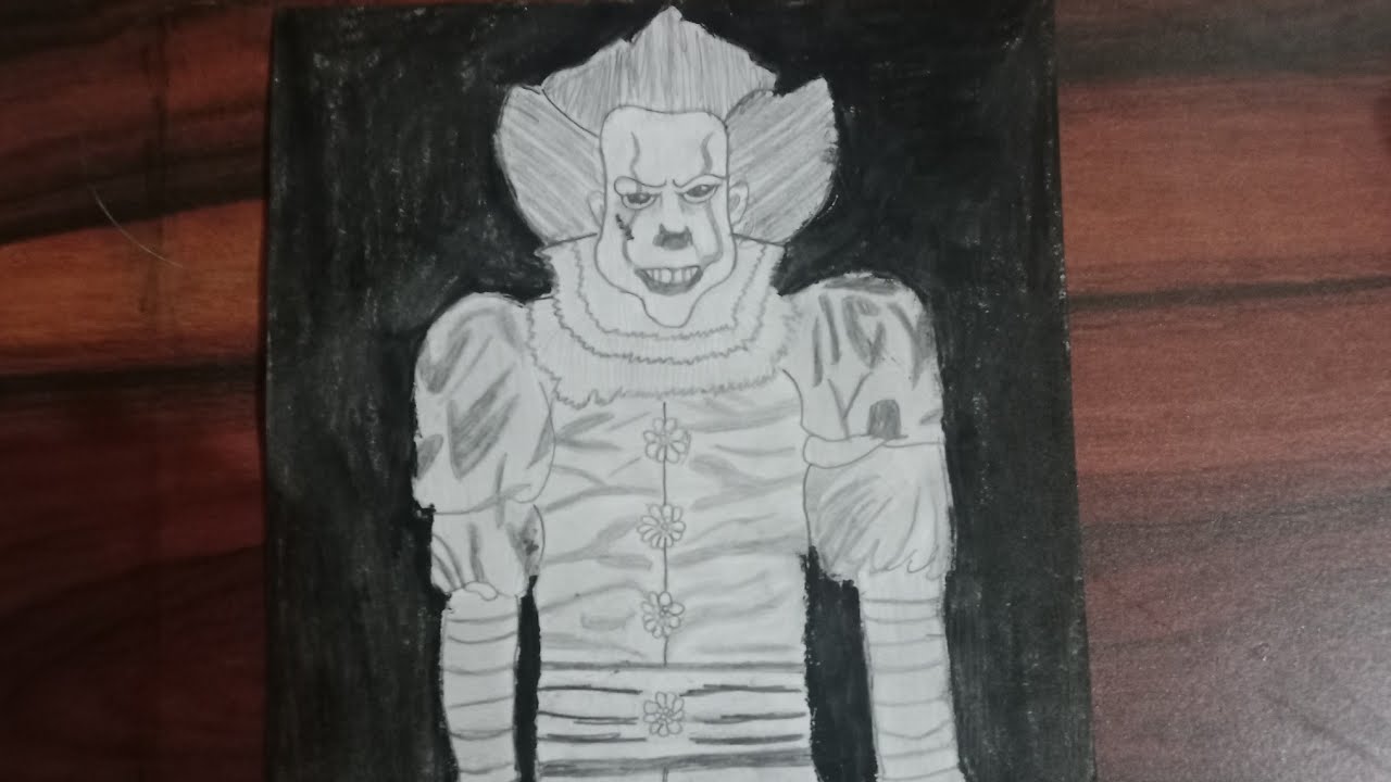 Pennywise Drawing Timelapse Youtube