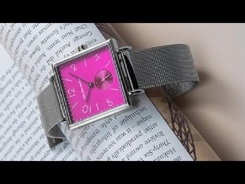 Golden Maple Watches For Women Square Watch With Swiss Quartz Movement