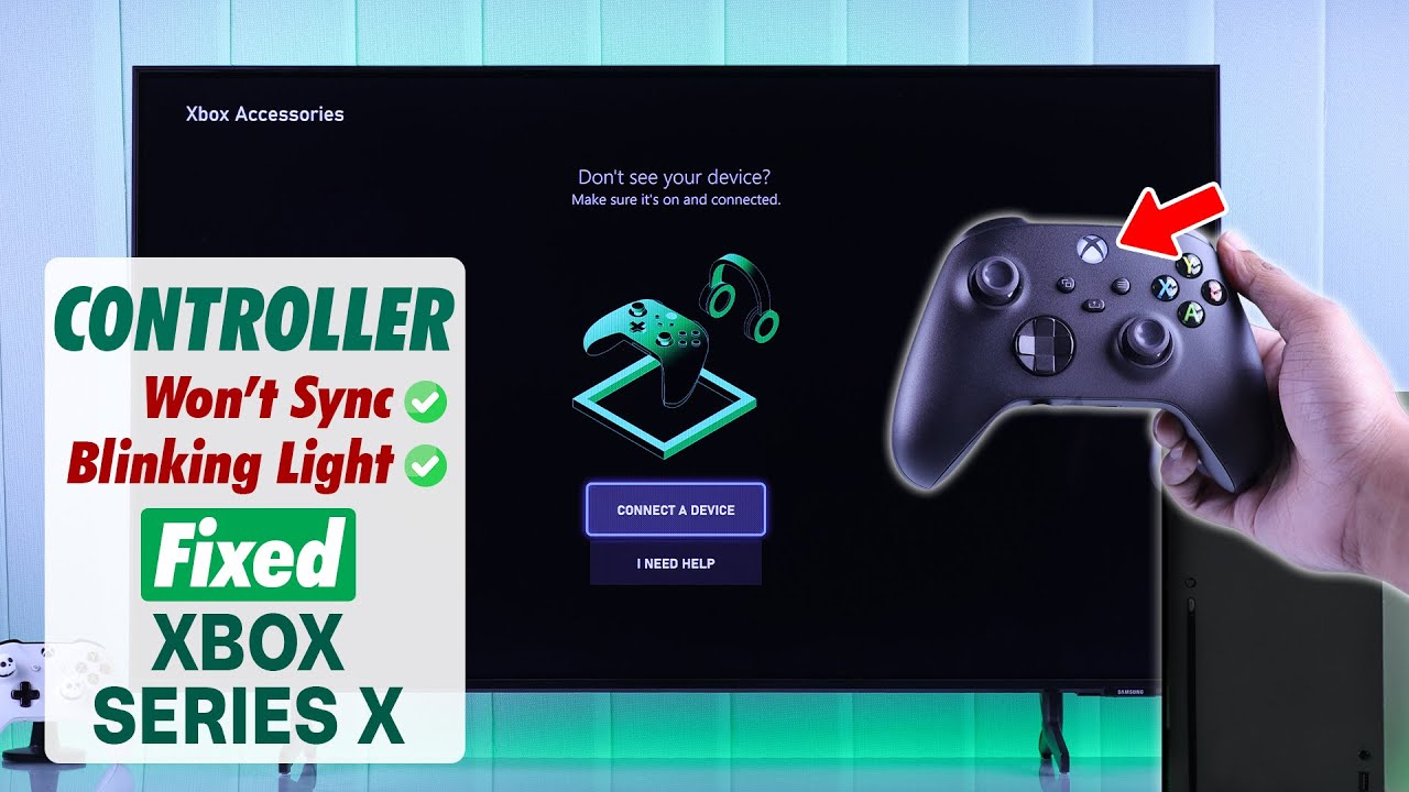 How To Fix Blinking Xbox Controller That Won T Sync With Xbox Series X