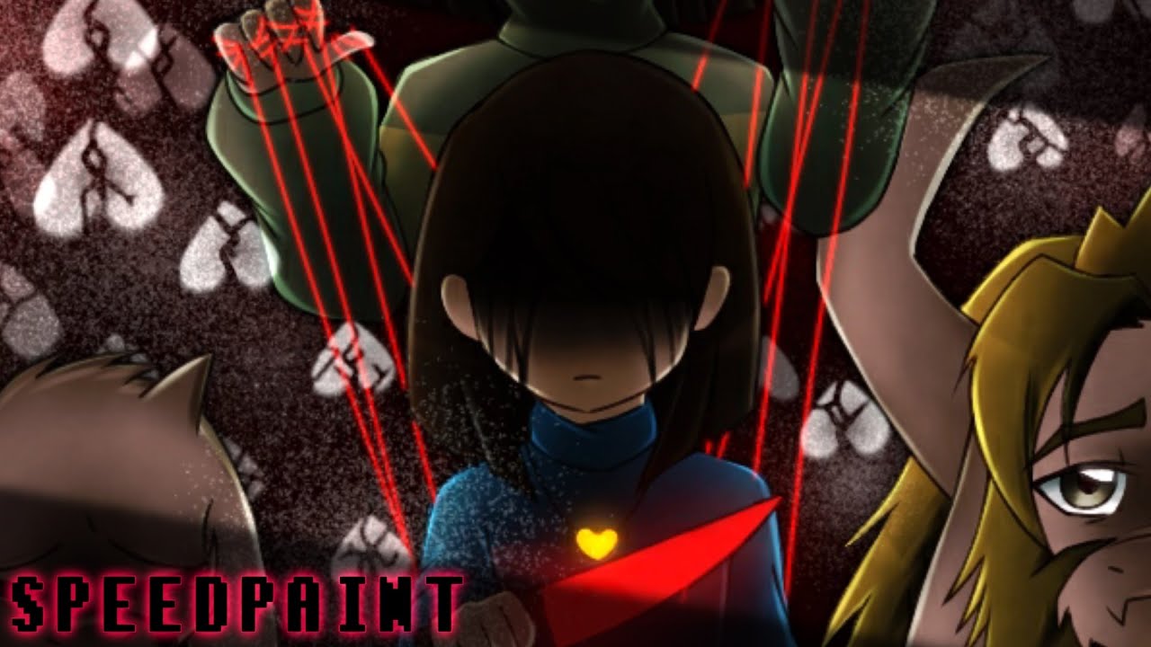Genocide Route Undertale Speedpaint Ibis Paint Youtube