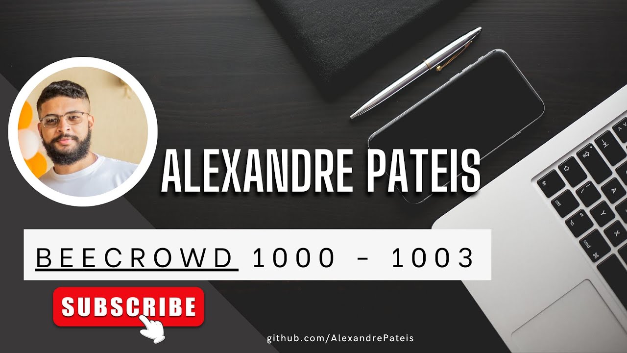 Beecrowd 1000 1003 Youtube