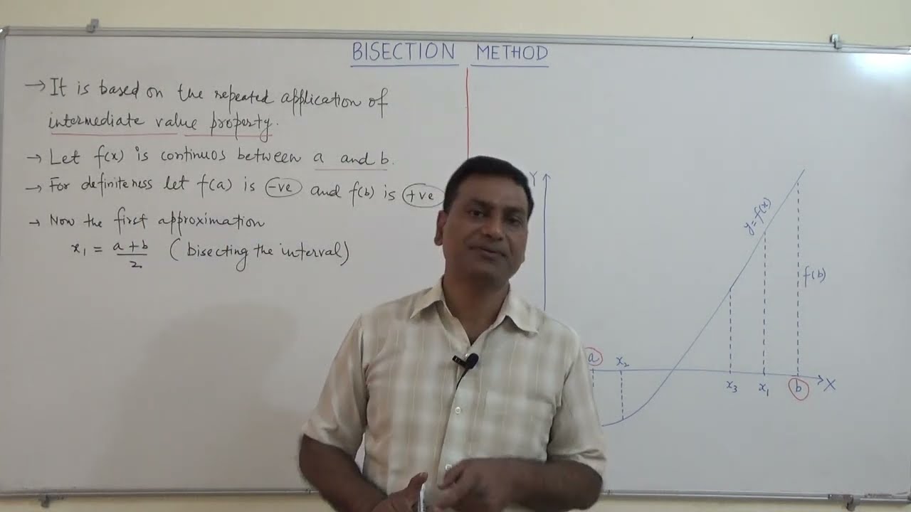 3 Bisection Method Finding Roots Numerical Computation Youtube