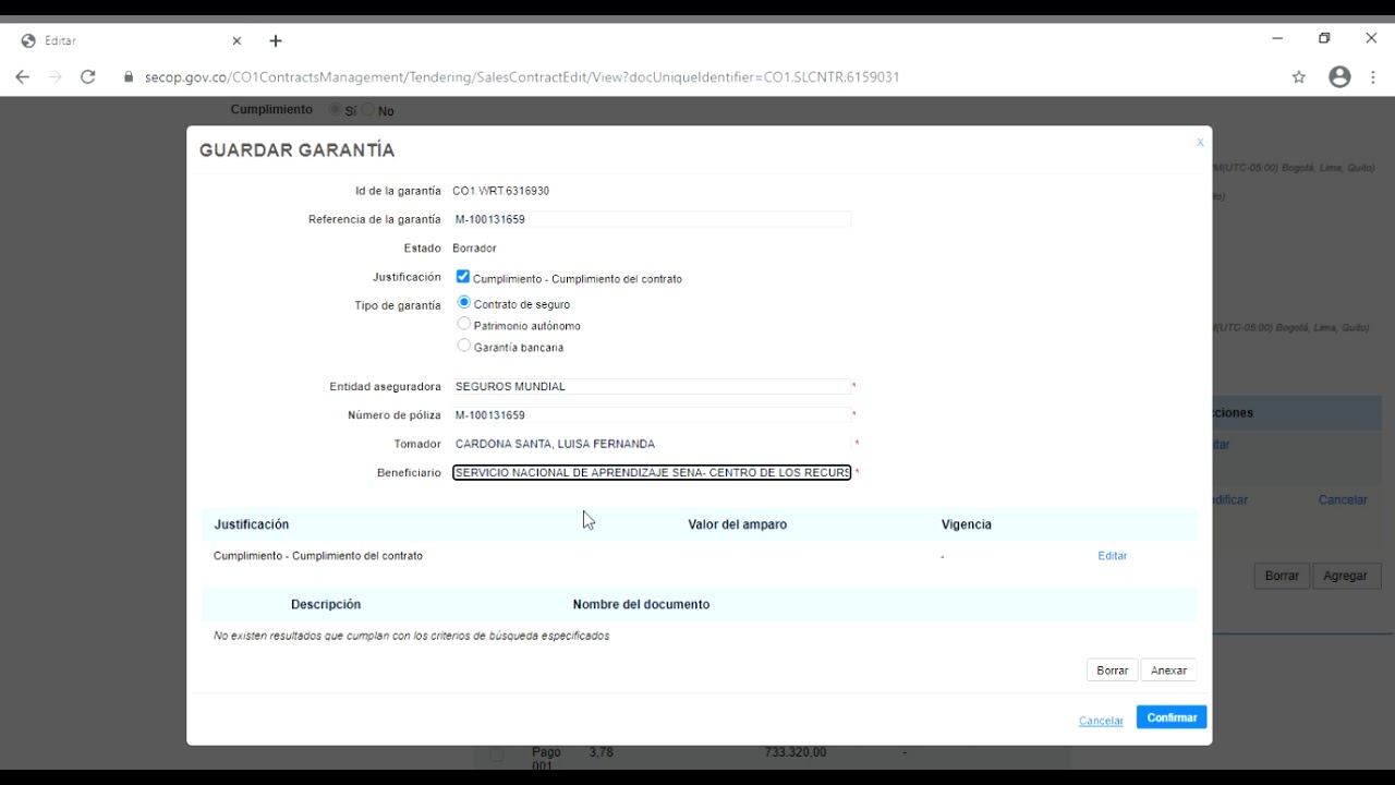 Carga Póliza Contratista Secop Ii Youtube