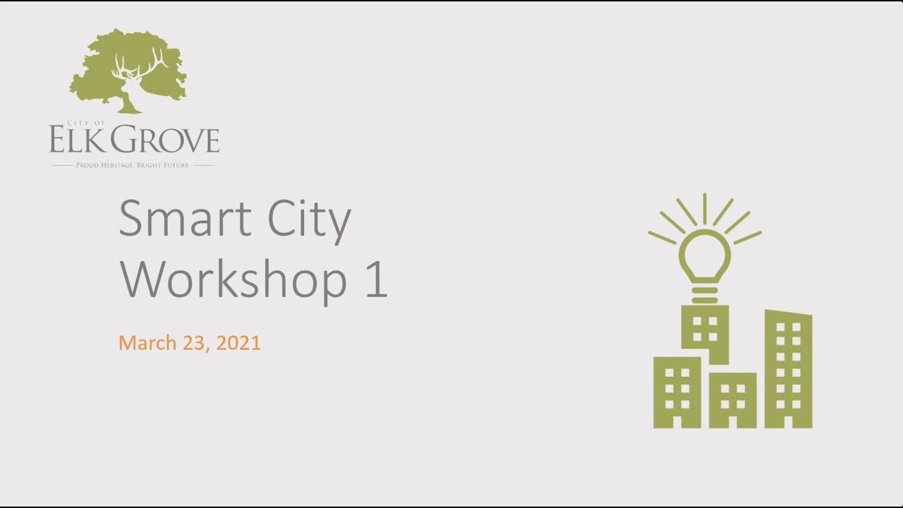 Smart City Workshop 1 March 23 2021 Youtube
