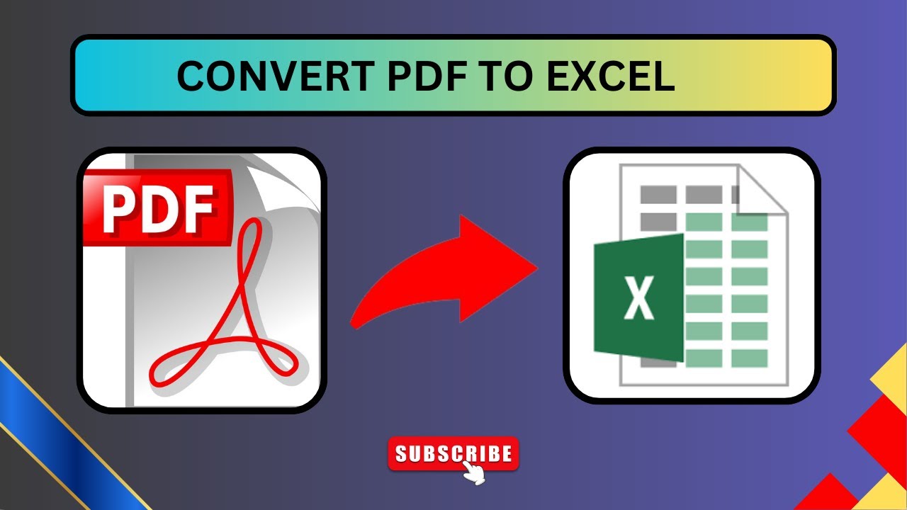 Convert Pdf To Excel Without Losing Formatting How To Convert Pdf
