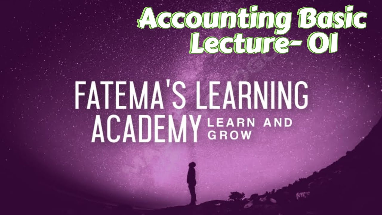 Accounting Basic Part 01 Youtube