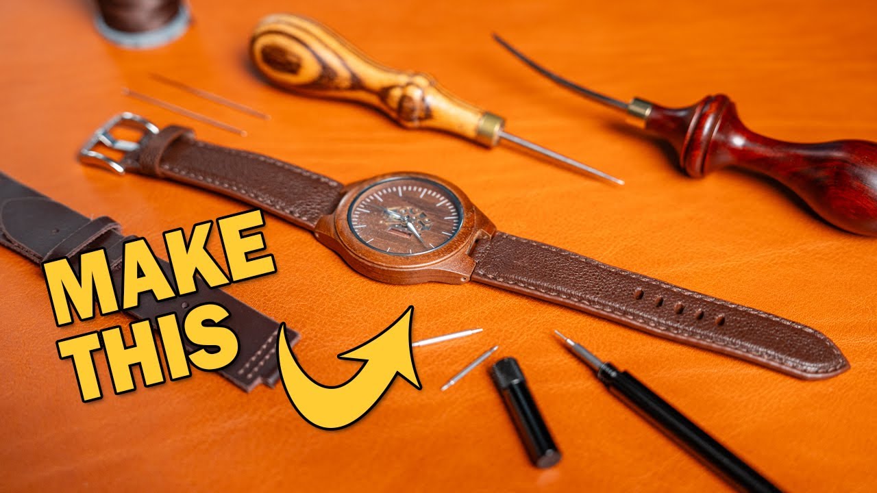 Make A Raised Leather Watch Strap Be The Maker Leathercraft
