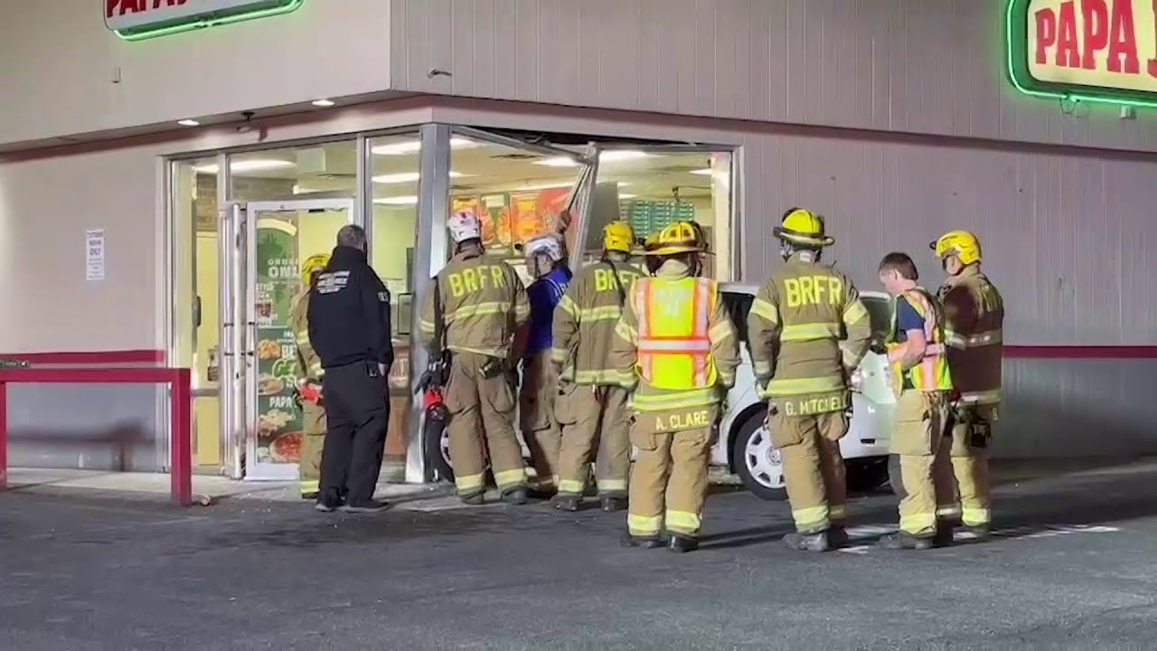 Car Crashes Into Papa Johns In Lancaster County Youtube