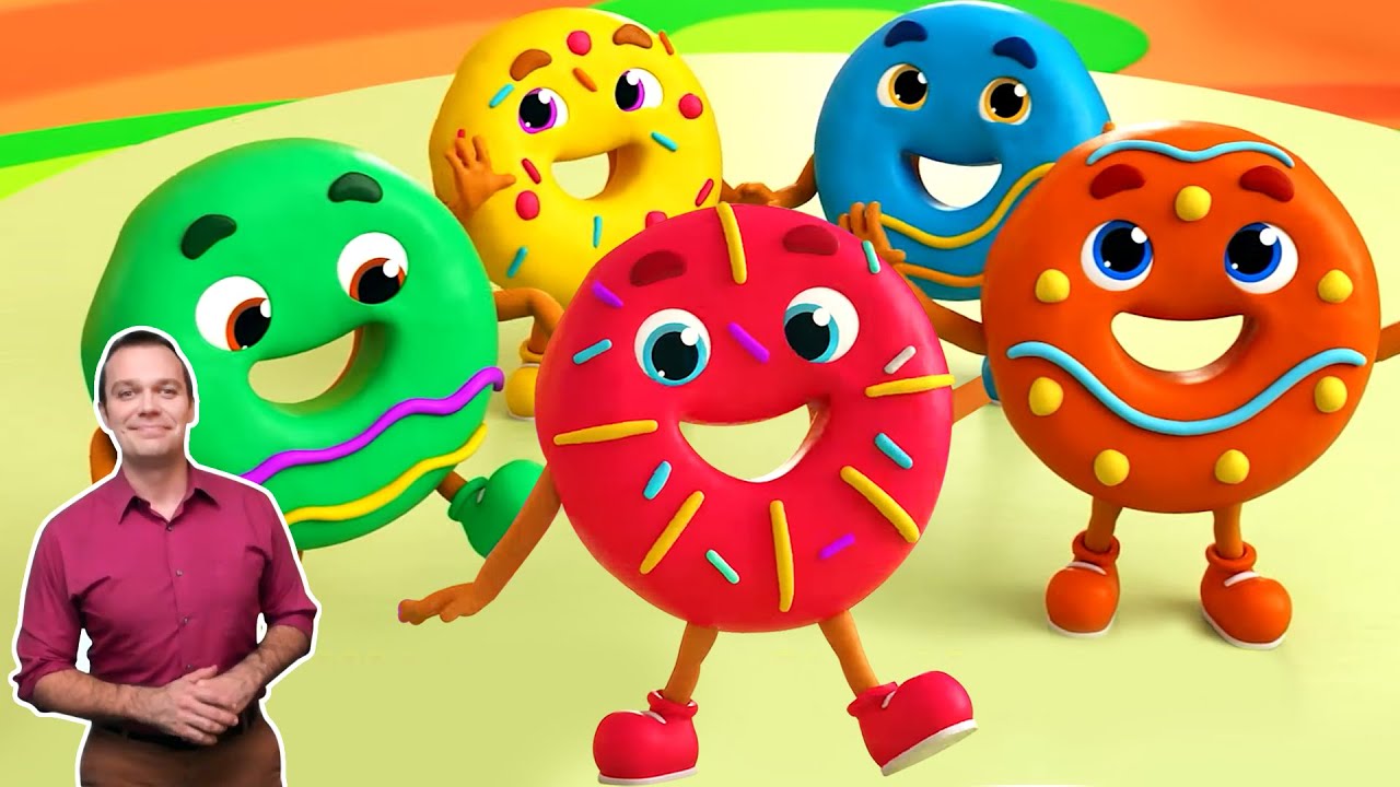 Donuts Song Nursery Rhymes And Sign Language For Kids Youtube
