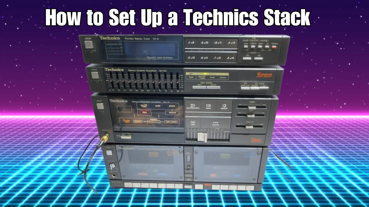 Technics Hi Fi Separates Setup A Detailed Demo Youtube
