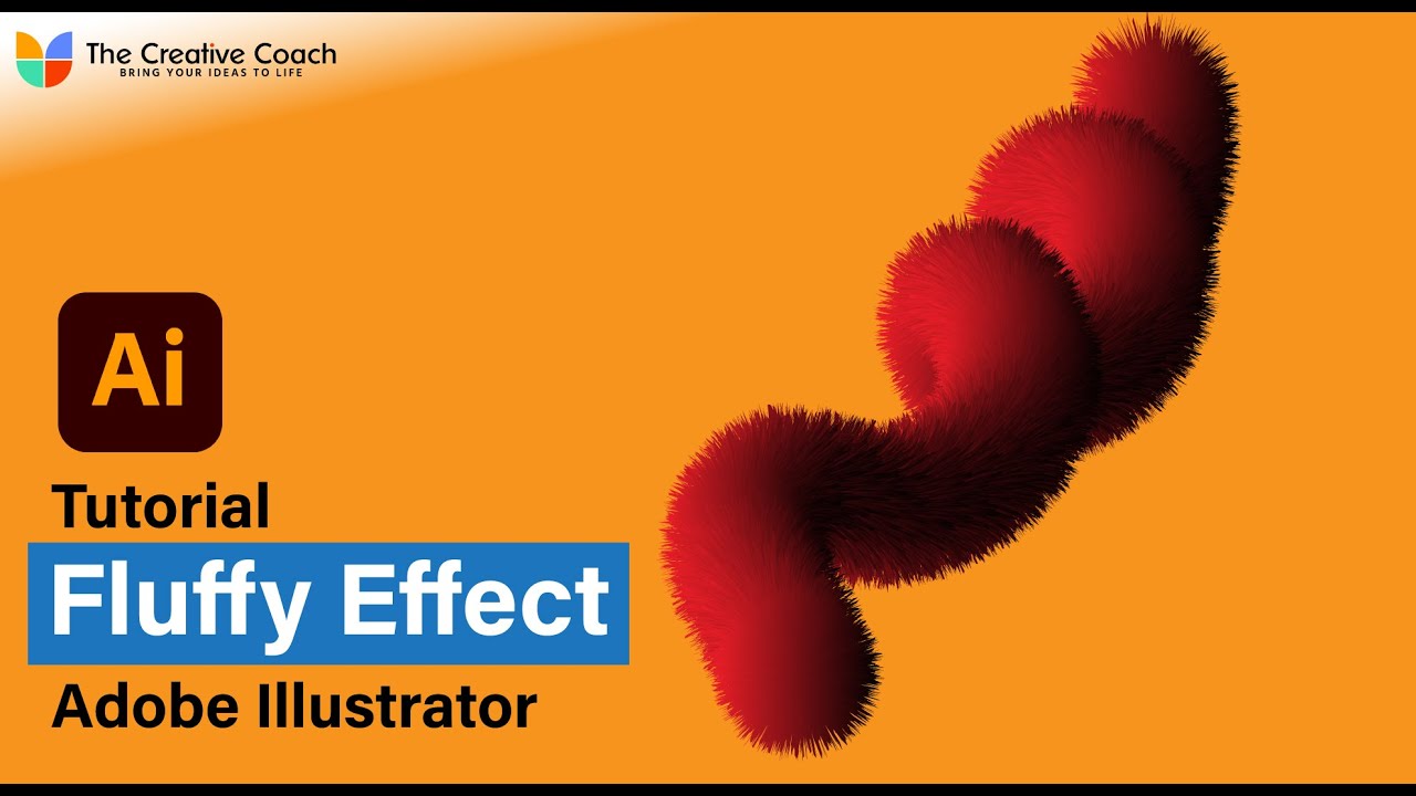Fluffy Effect Adobe Illustrator Graphic Design Tutorial Youtube