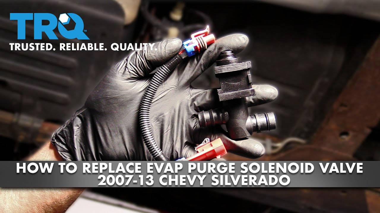 How To Replace Vapor Canister Purge Solenoid Valve 2007 13 Chevy