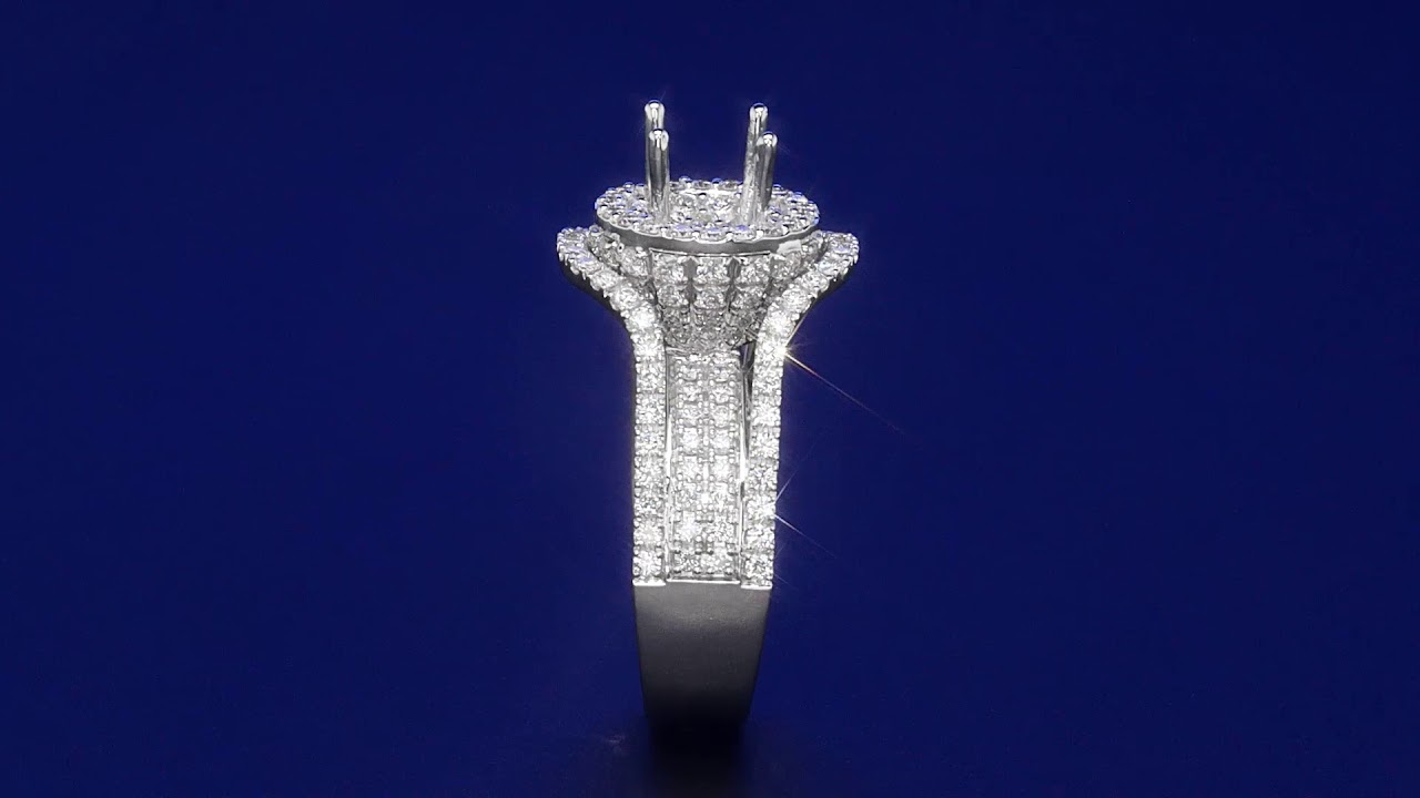 Blue Ray Diamonds Super Halo Youtube