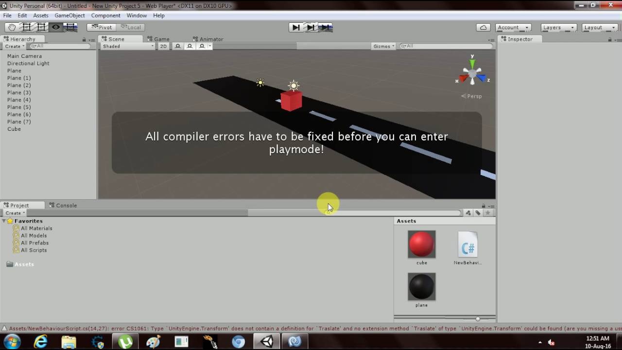 How To Move An Object In Unity Youtube