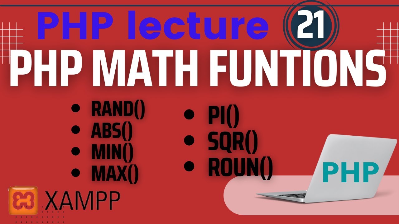 Php Math Functions Php Tutorials Youtube