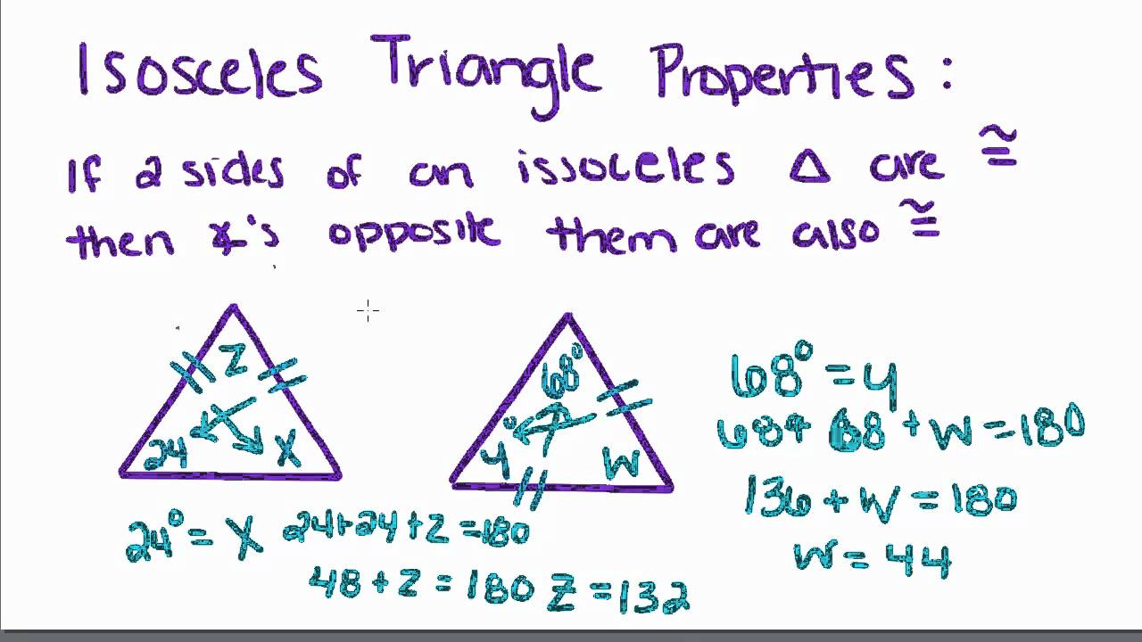 Geometry Isosceles Triangle