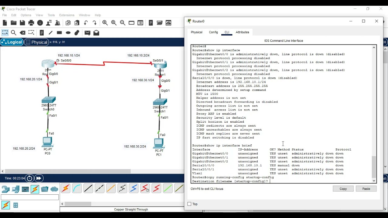 Static Routing Configuration Using Cisco Packet Tracer Bilarasa