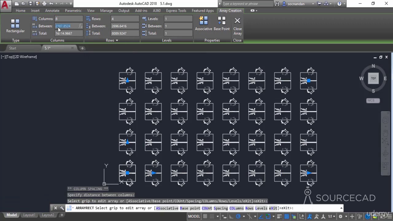 039 Rectangular Array Youtube