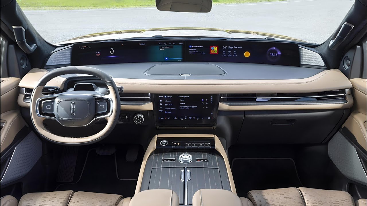 All New Lincoln Navigator 2025 Interior Youtube