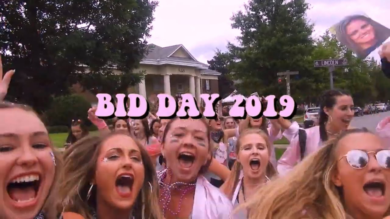 Alpha Xi Delta Uofsc Bid Day 2019 Youtube