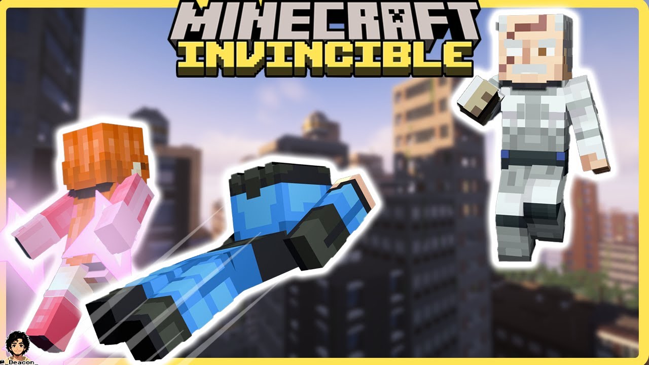I Tried Invincible Mods In Minecraft Youtube