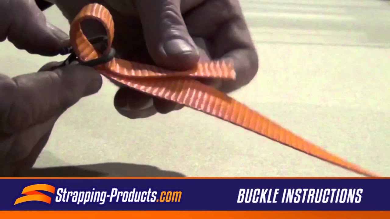 Strapping Products Buckle Instructions Youtube