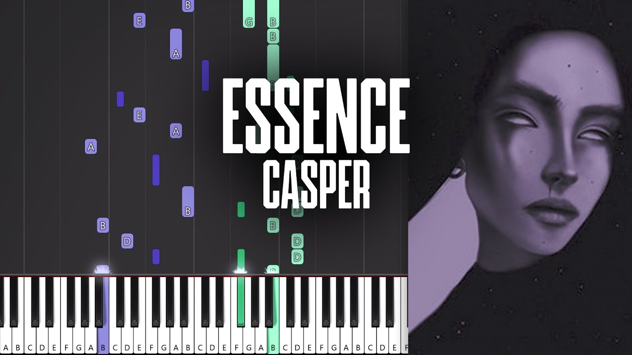 Essence Casper Piano Tutorial Midi Youtube