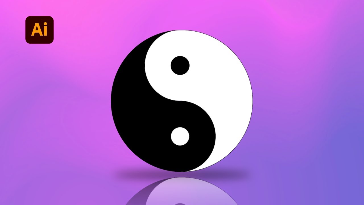 How To Draw Yin Yang Illustrator